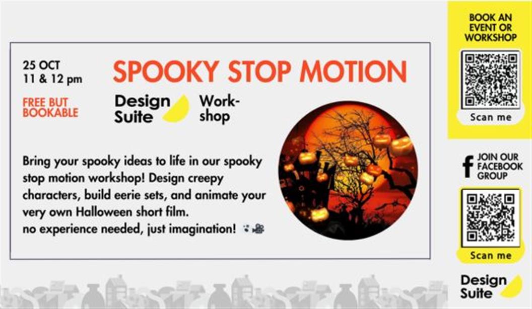 SPOOKY STOP MOTION ANIMATION WORKSHOP - 10801A - OnFife