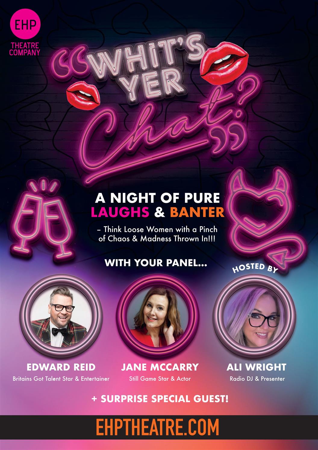 “WHITS YER CHAT “ STARRING STILL GAMES JANE McCARRY - 29401A - OnFife
